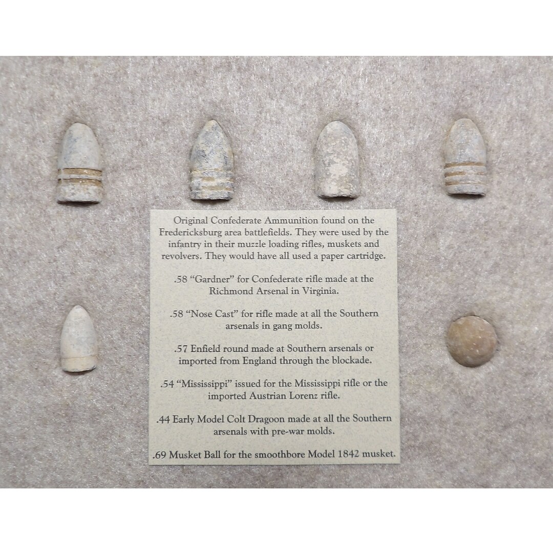 Confederate Bullets – Fredericksburg Area Battlefields - Civil War ...