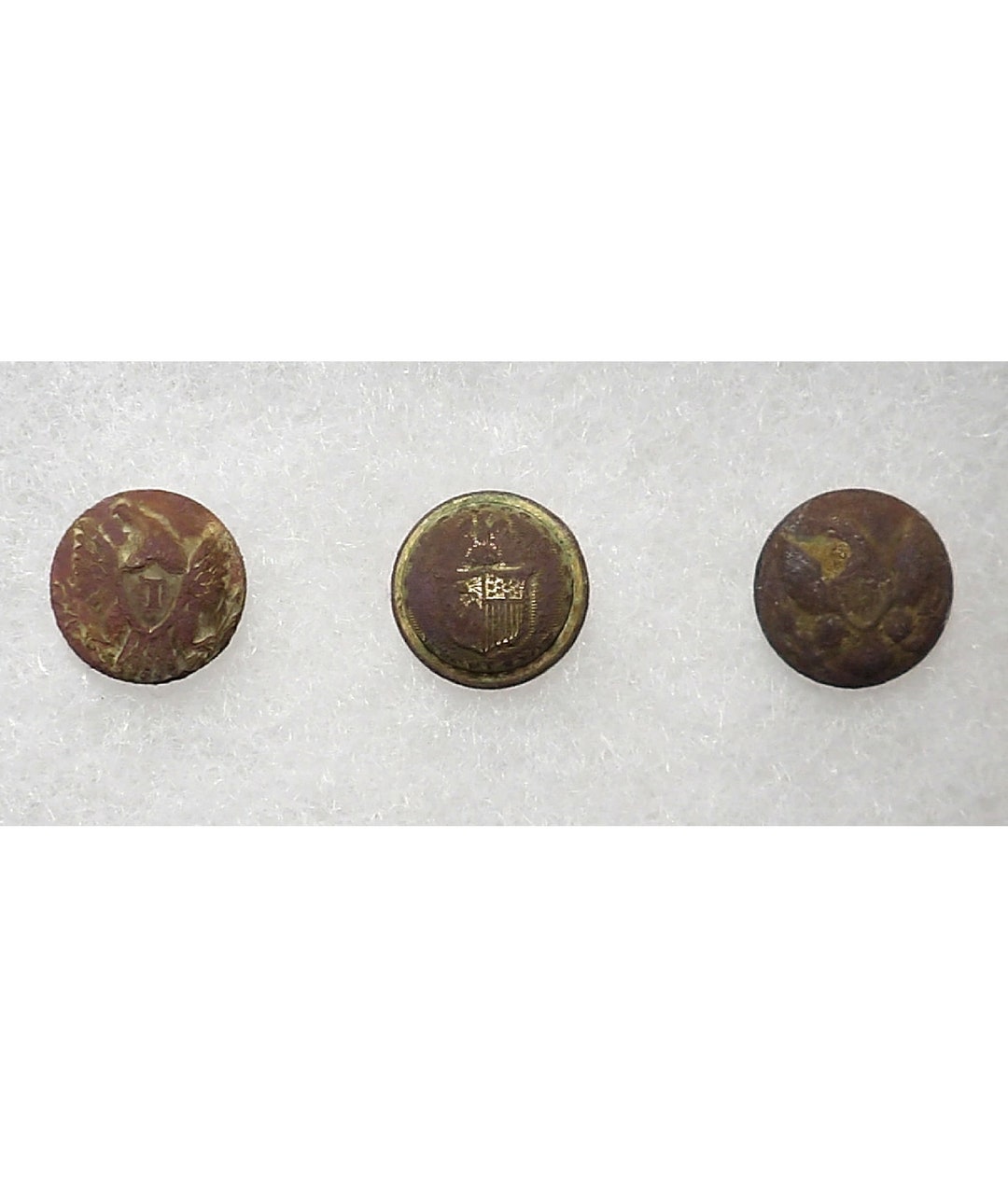 Federal Infantry eagle Buttons New York Militia Button harrisons ...