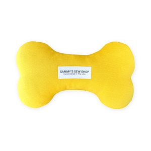 Sunshine Squeaky Toy, Yellow Dog Chew Toy, Dog Bone Toy, Sustainable ...