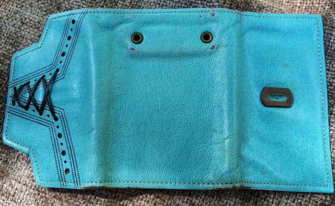 Vintage Princess Gardner Key Guard Turquoise Baby Blue Threaded Accent ...