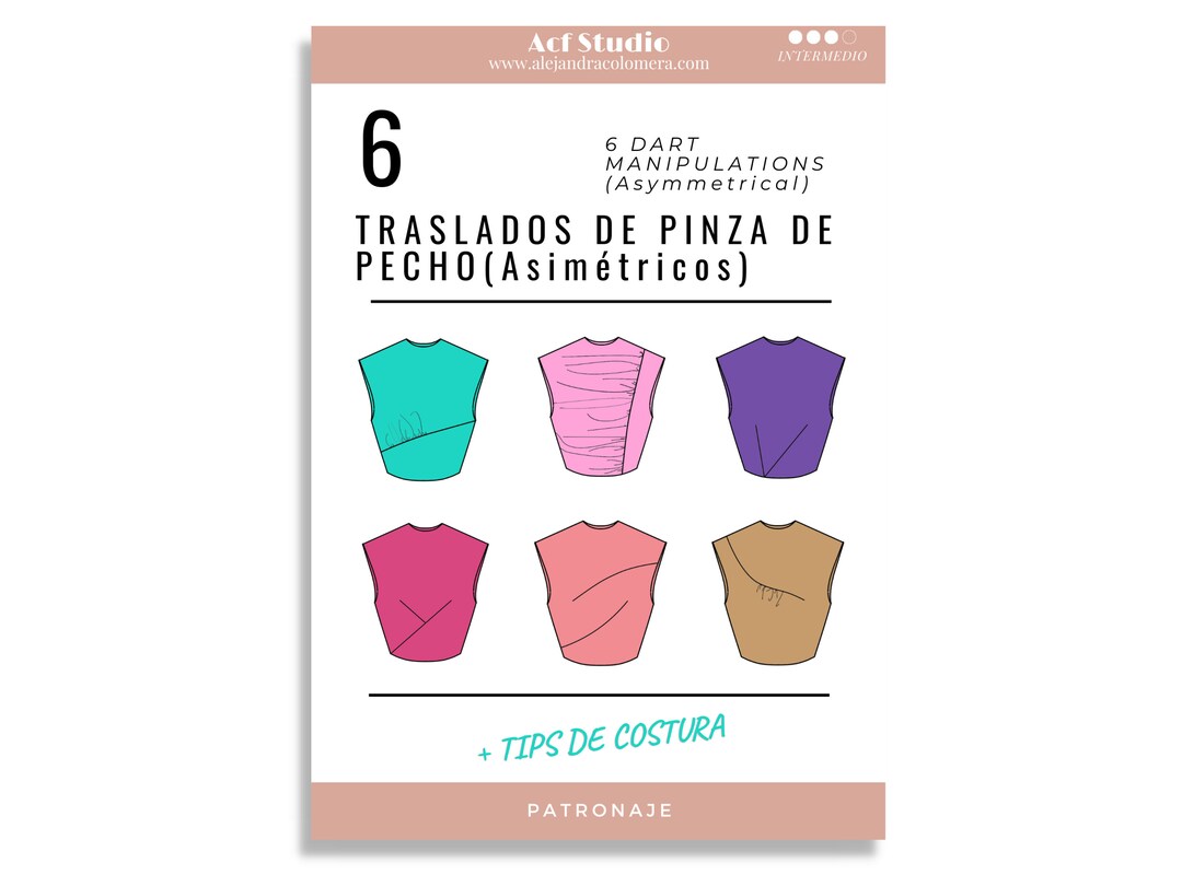 Pattern Making Ebook: 6 Transformations With Dart Transfer ...