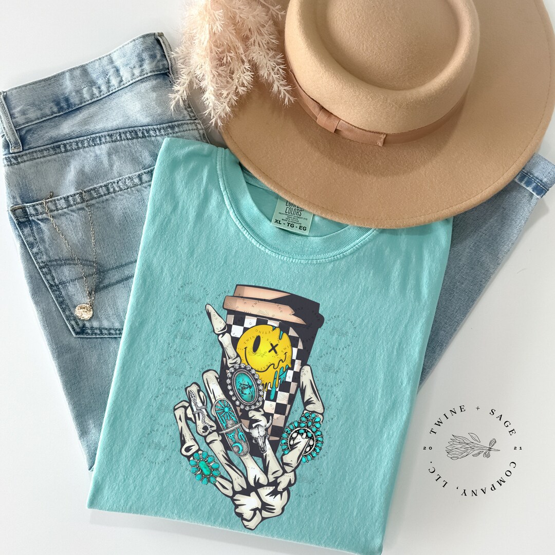 Skeleton Shirt, Turquoise Jewelry Shirt, Western Shirt, Cow Shirt ...
