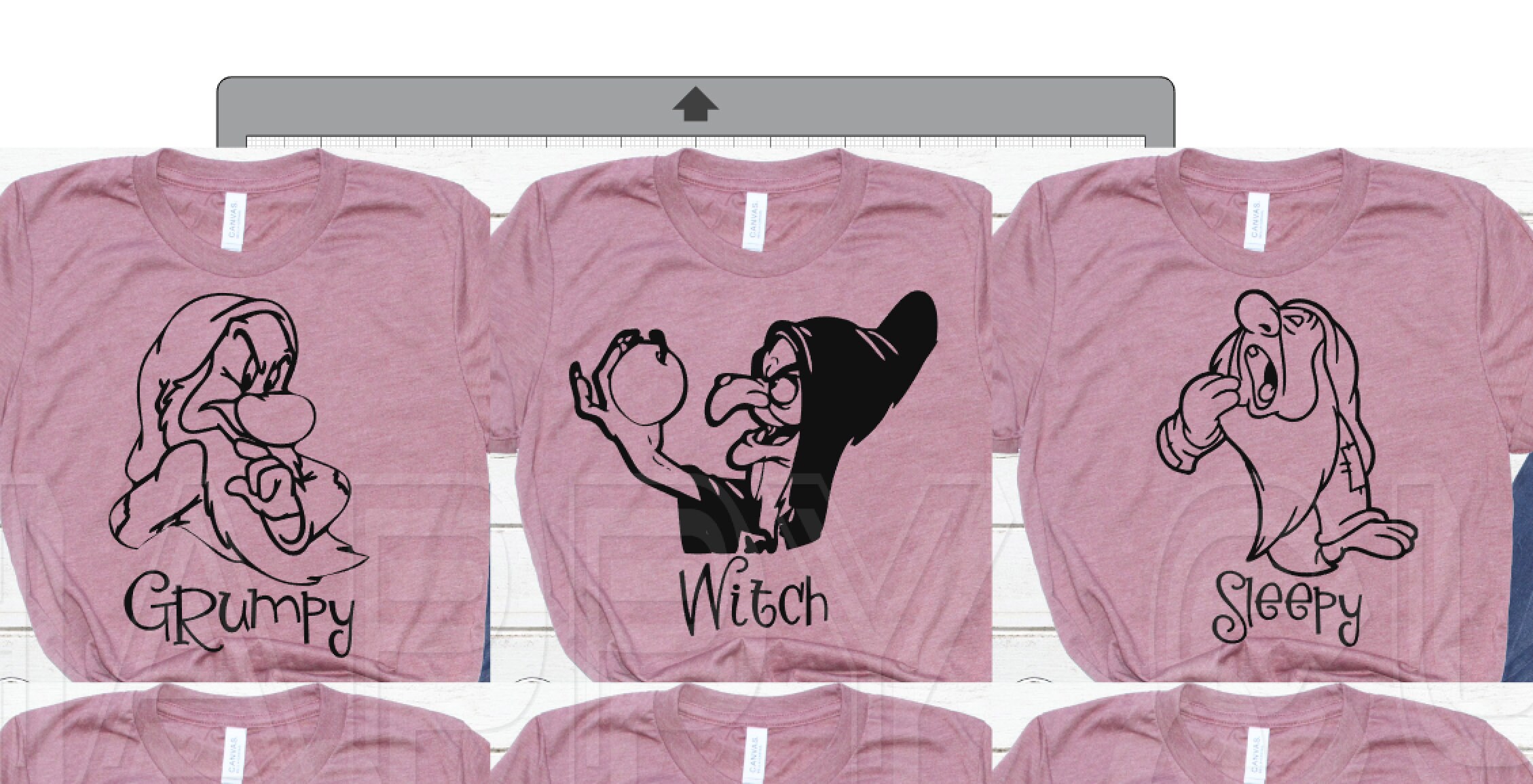Snow White 7 Dwarfs Grumpy Sleepy Happy Dopey Bashful Doc | Etsy