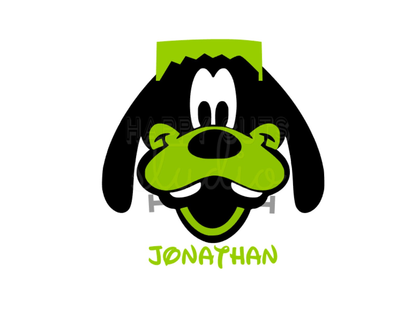 Goofy Frankenstein Disney Not So Scary Halloween Party Disney | Etsy