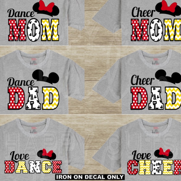 Mickey Mouse Cheer Shirt - Etsy