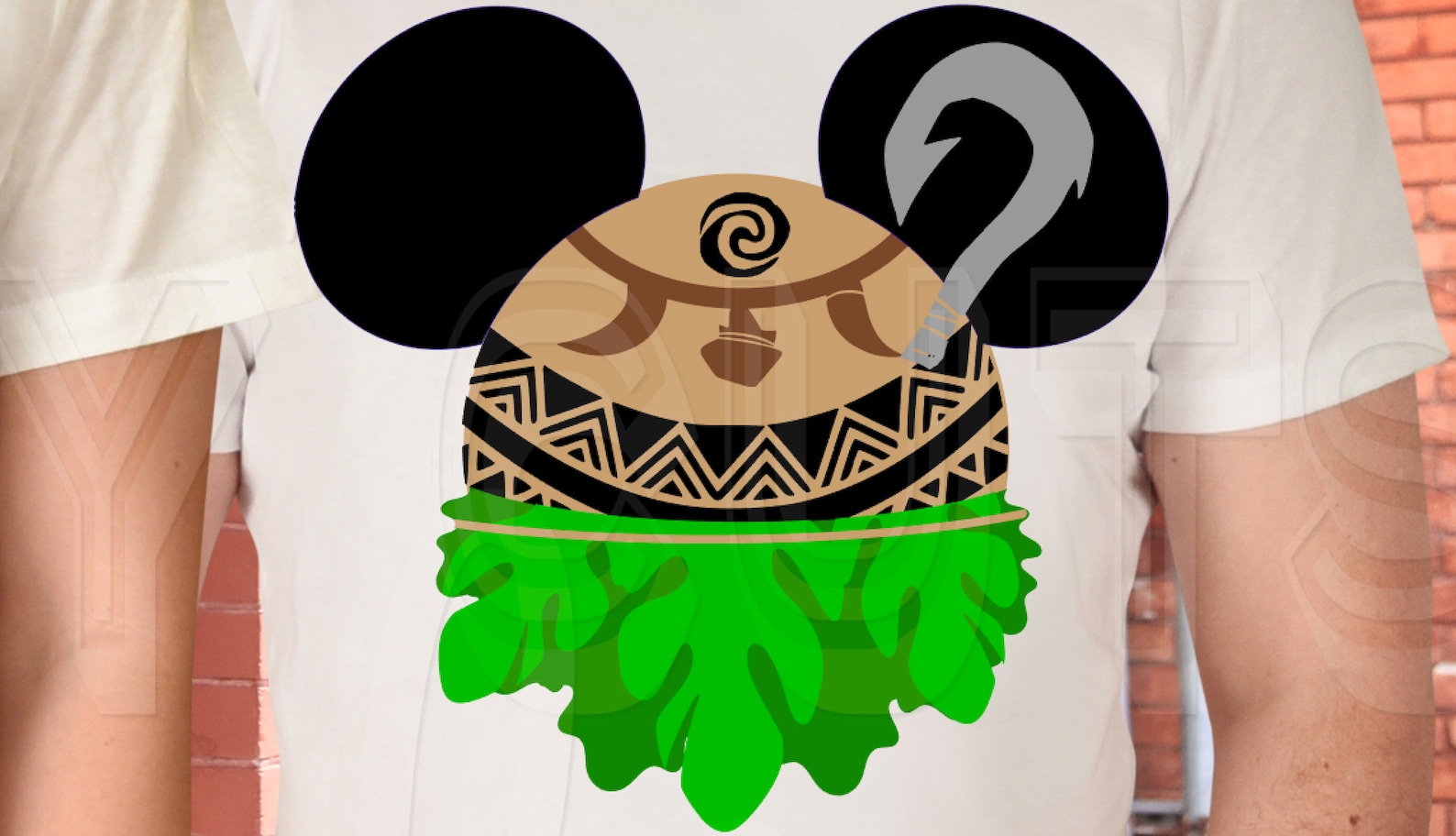 Moana or Maui Mickey Mouse Head Disney World Vacation Family Matching ...