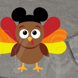 Disneyland Thanksgiving Turkey, Mickey Mouse Matching Disney Family ...