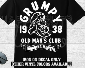Grumpy Old Man Decal | Etsy