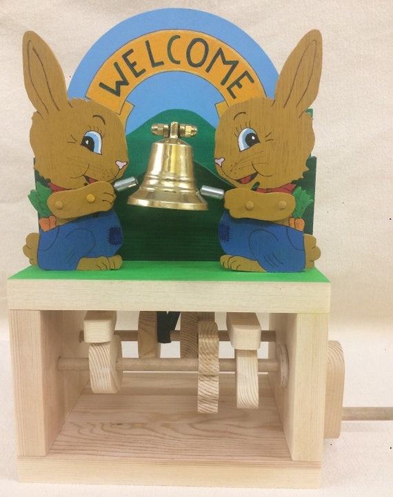 Automaton mechanical Toy the Baby Rabbits | Etsy