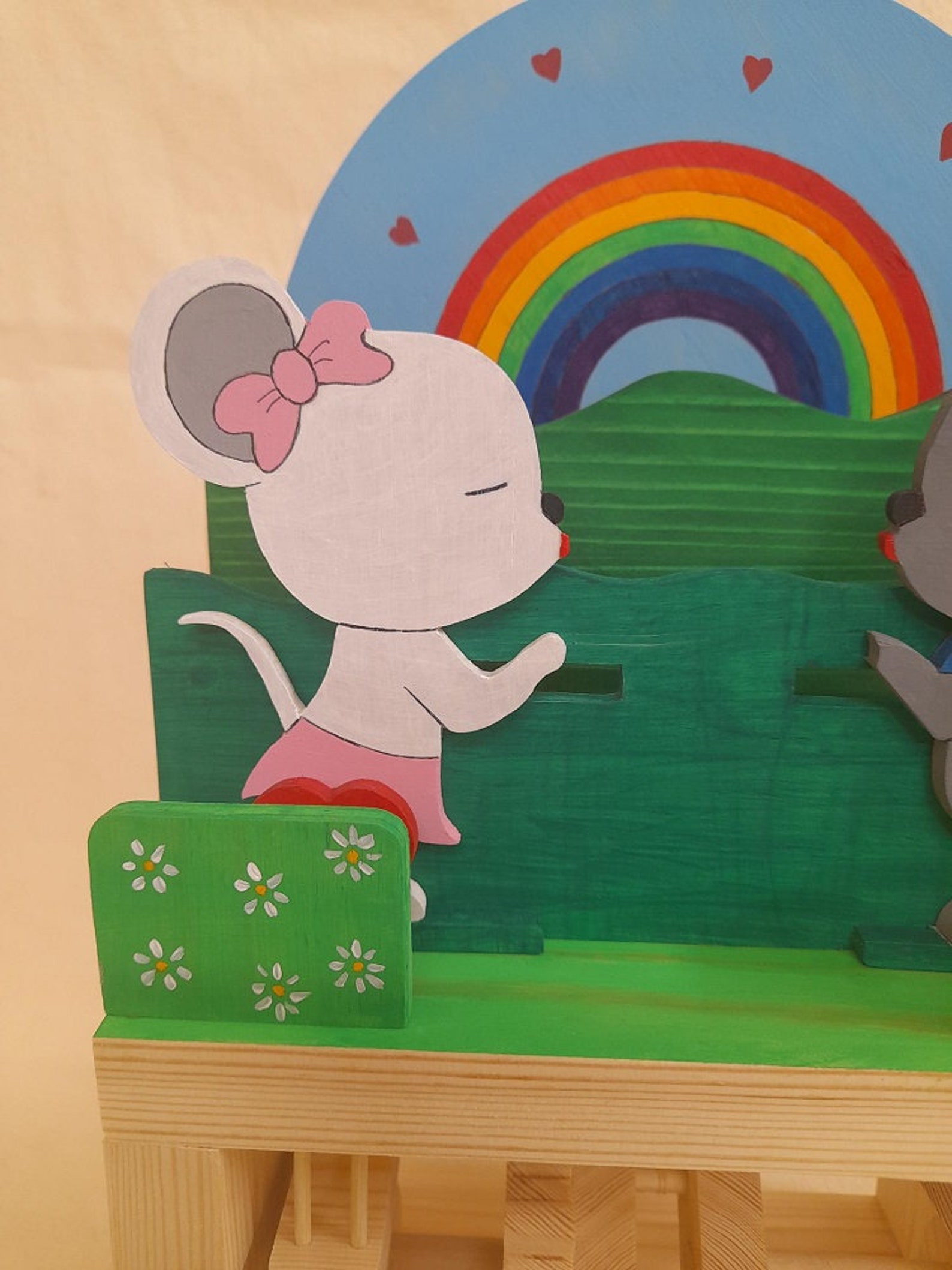 Automaton (mechanical Toy) "just Two Mice in Love" - Etsy