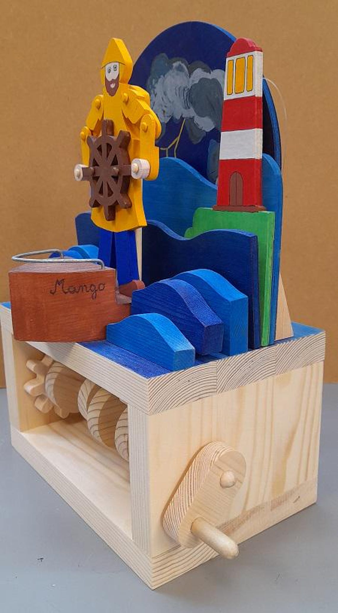 Automaton (mechanical Toy) "the Intrepid Sailor" - Etsy