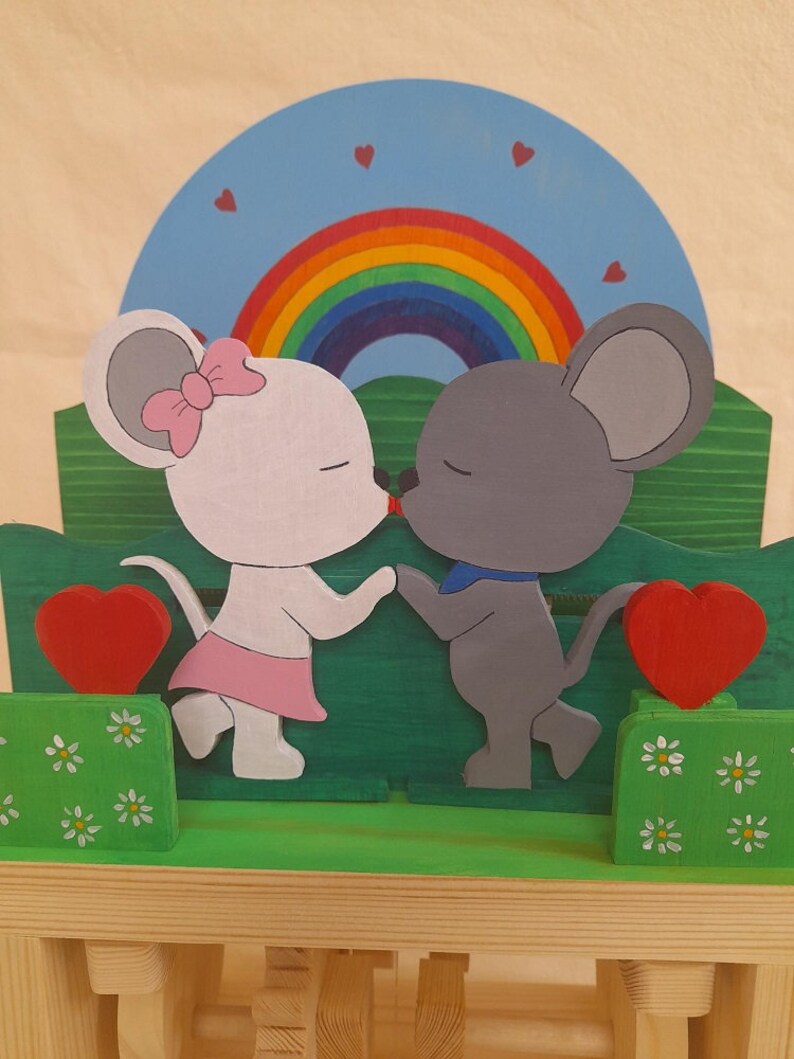 Automaton (mechanical Toy) "just Two Mice in Love" - Etsy