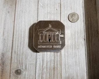 Metal coin bank | Etsy