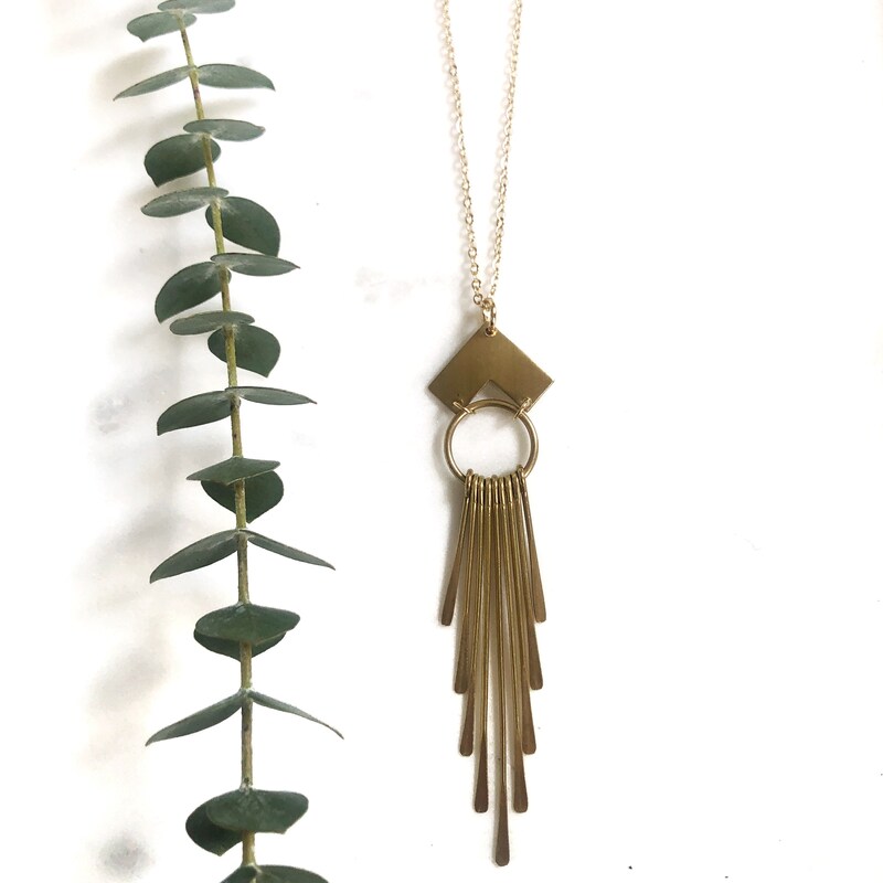 Fringe Necklace - Etsy