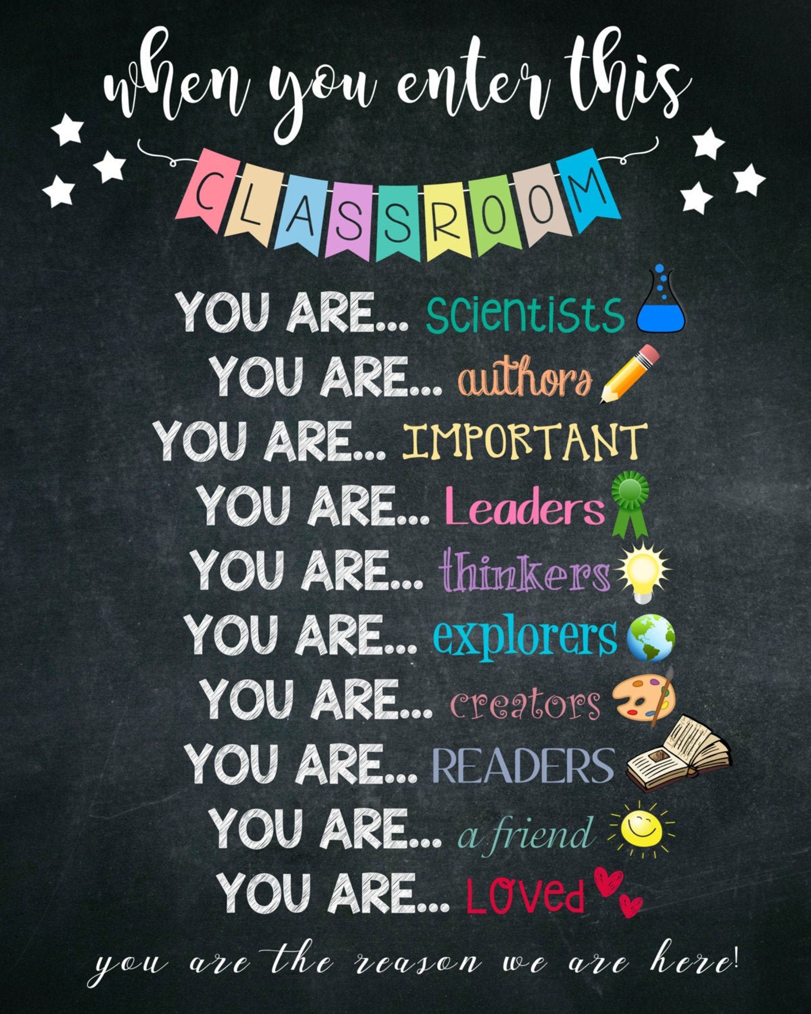 Teaching Poster, Inspirational, All Subjects, Poster for Classroom ...