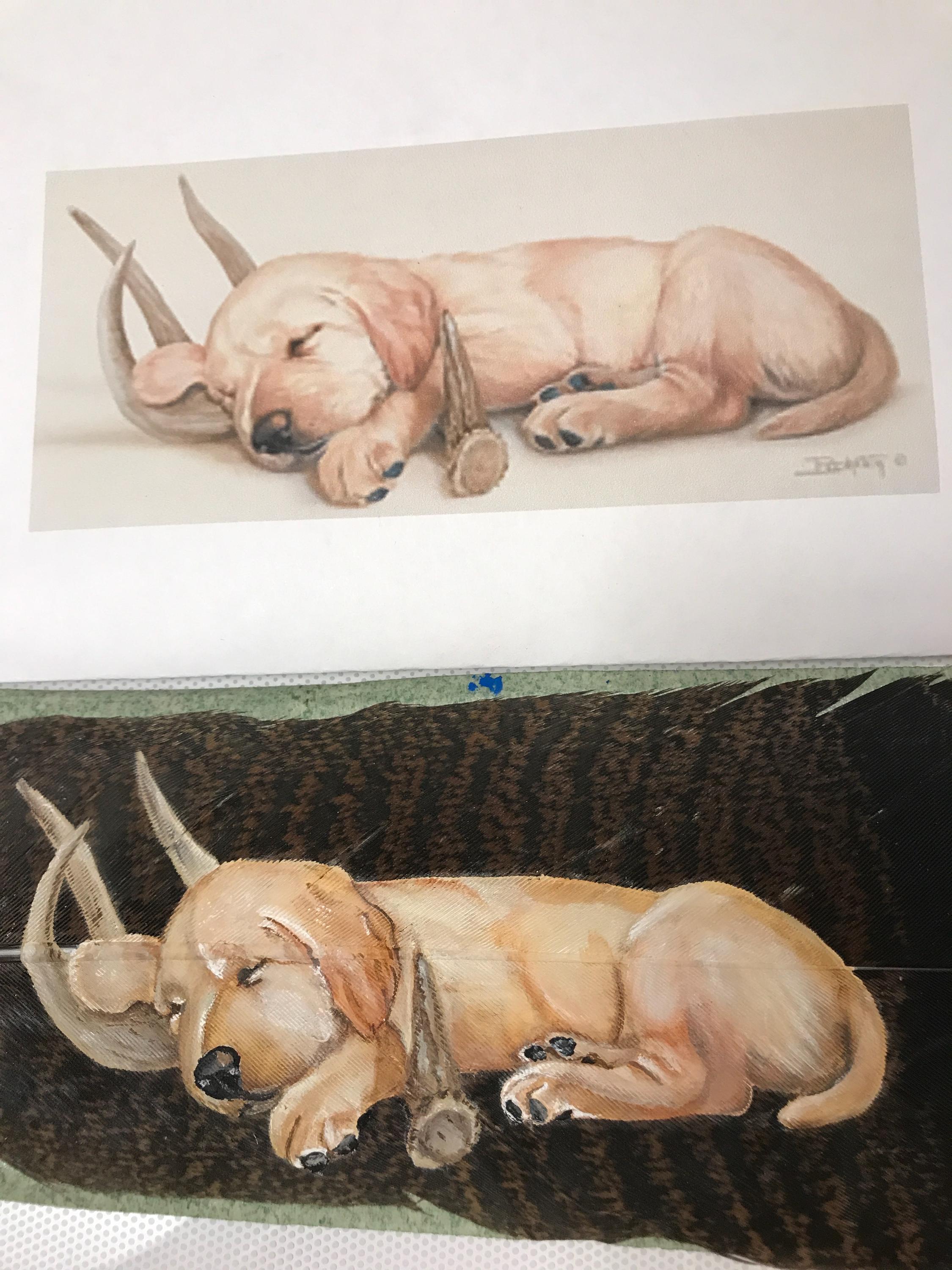 Hand Painted Turkey Feathers a Custom Made to Order Personalized Unique ...