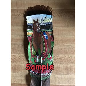 Hand Painted Turkey Feathers a Custom Made to Order Personalized Unique ...