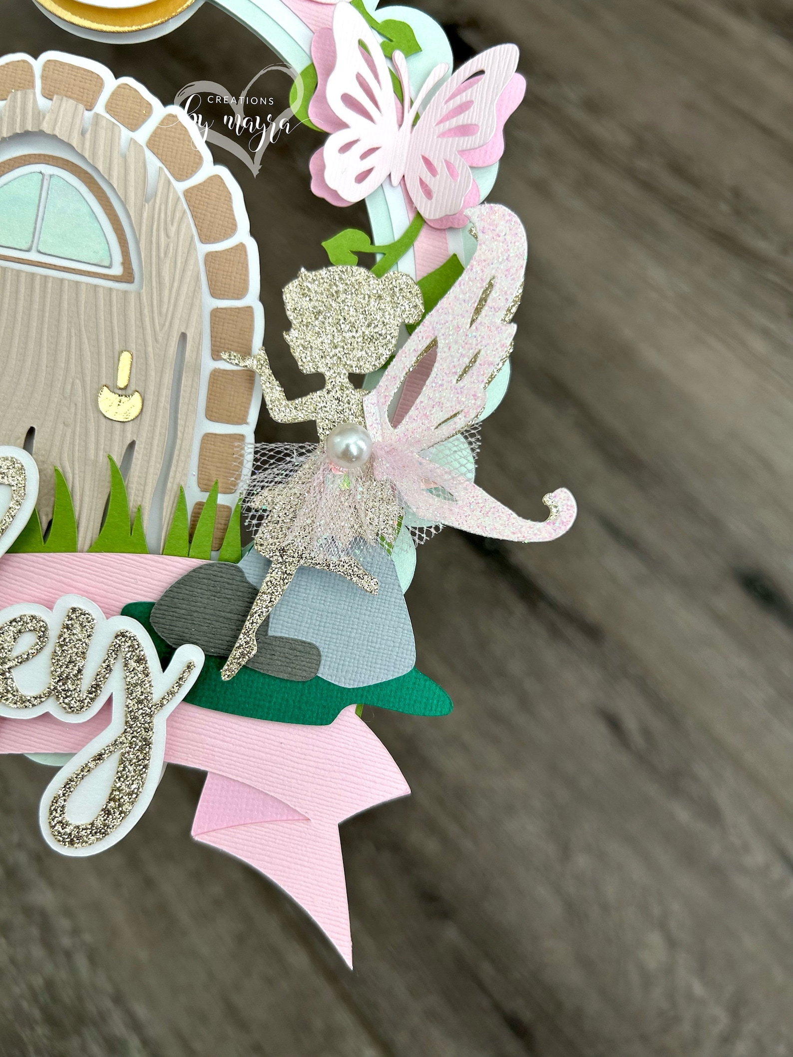 Enchanted Garden Theme Cake Topper Fairy Theme Birthday - Etsy
