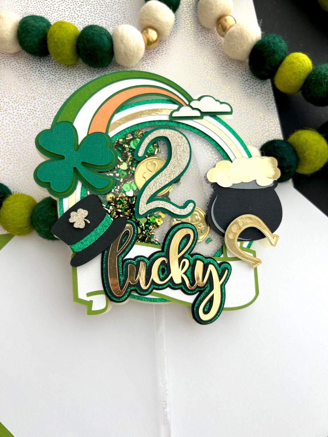 Lucky One Cake Topper, St Patricks Day Cake Topper, St Patricks ...