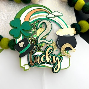 Lucky One Cake Topper, St Patricks Day Cake Topper, St Patricks ...