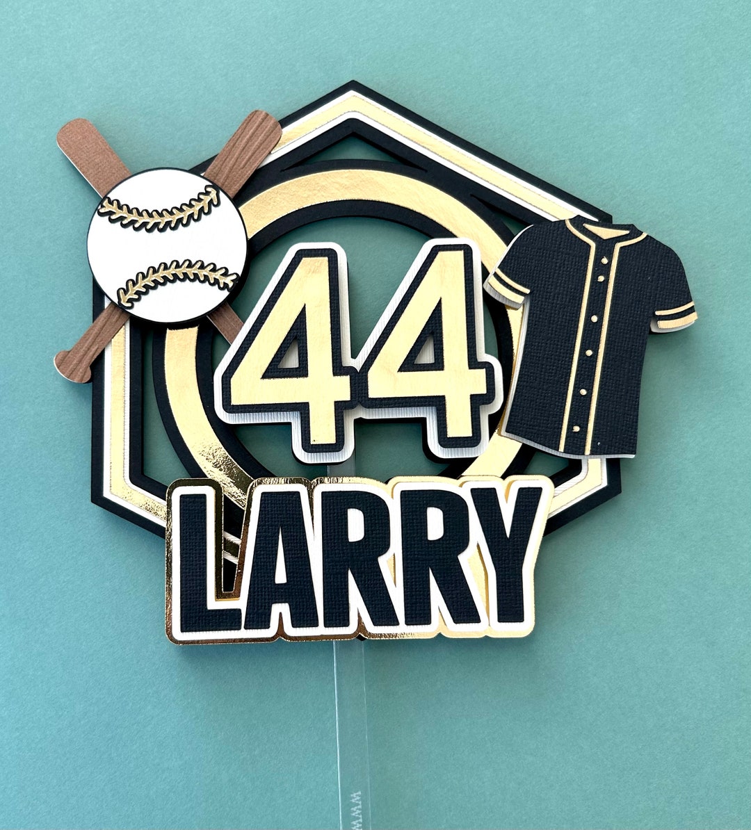 Custom Baseball Fan Cake Topper, Baseball Cake Topper, Baseball Theme ...