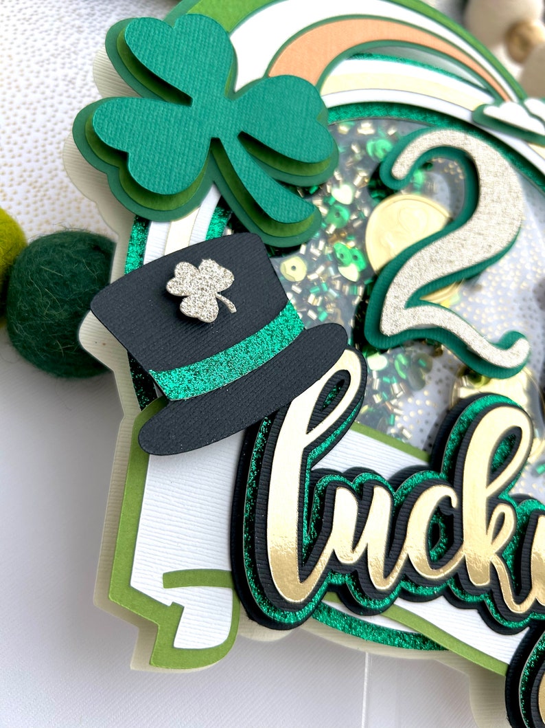 Lucky One Cake Topper St Patricks Day Cake Topper St - Etsy