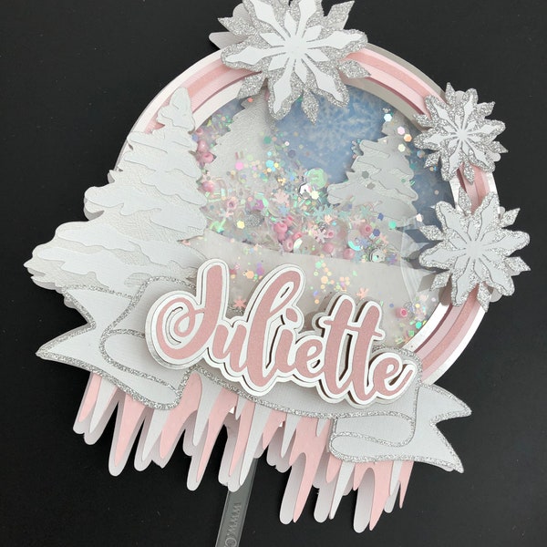 Winter Cake Topper - Etsy