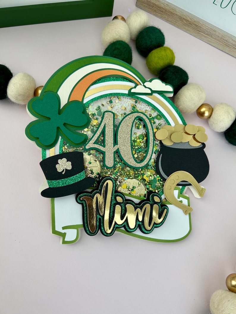 Lucky One Cake Topper St Patricks Day Cake Topper St - Etsy