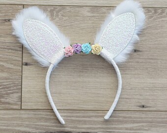 White bunny ears | Etsy