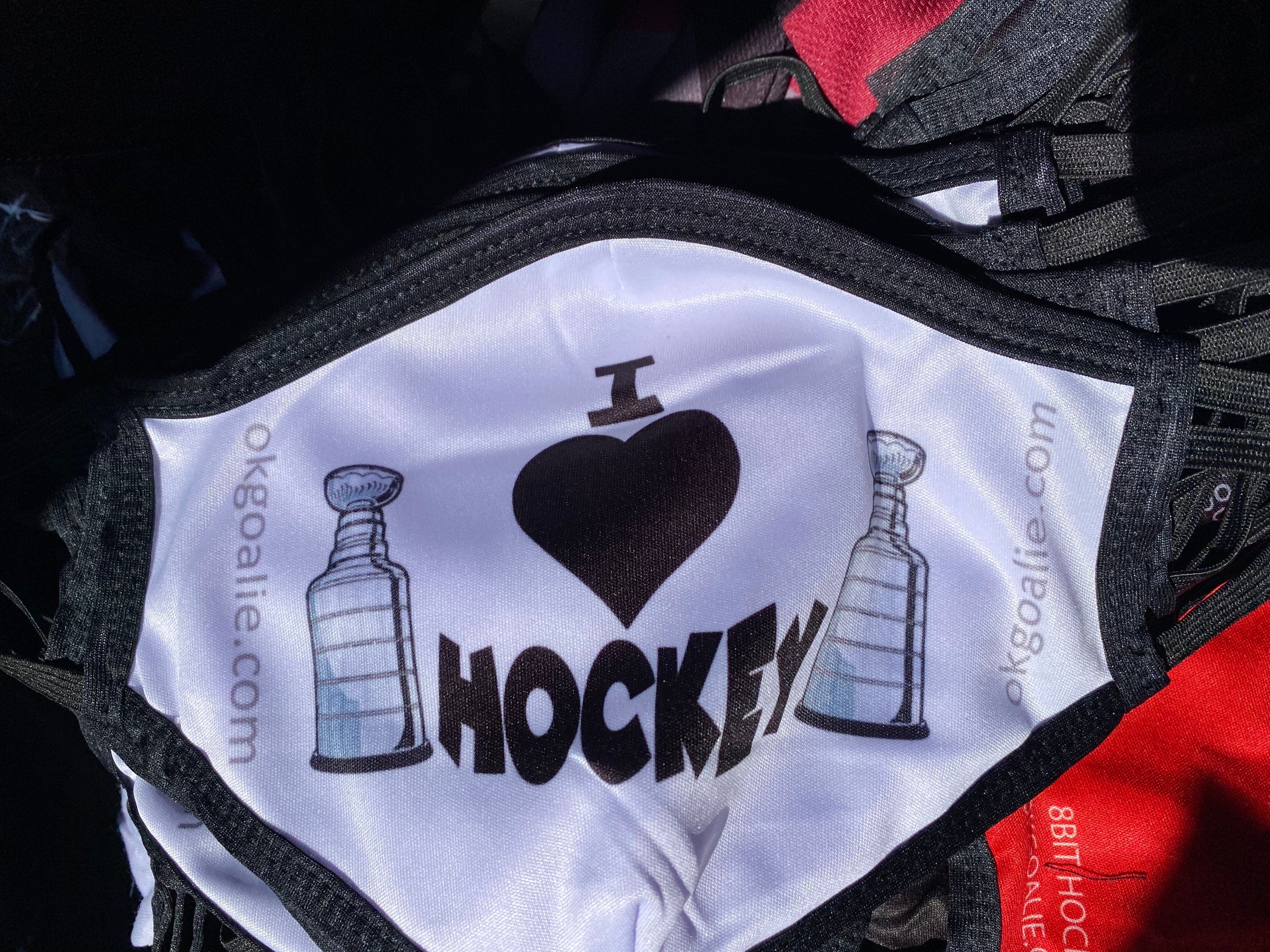 Hockey themed face masks