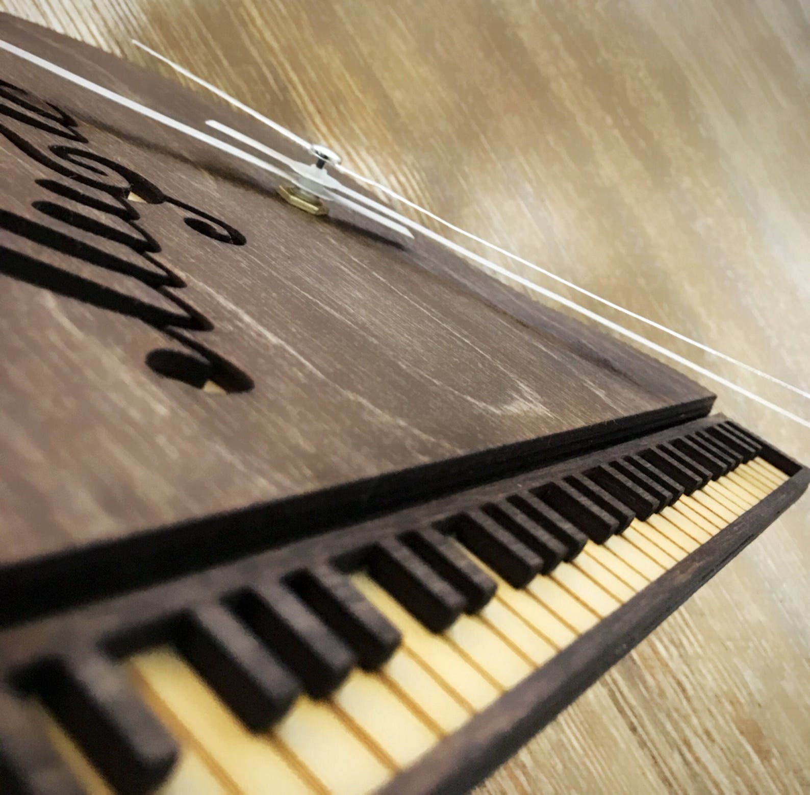 Piano Clock / Music Wall Clock / Wood Clock / G.arts / Garts - Etsy