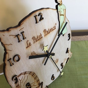 The Little Prince Desk / Wall Clock / Wood Clock - Etsy
