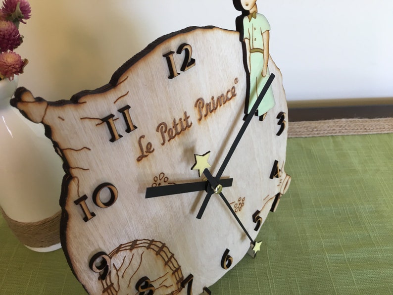 The Little Prince Desk / Wall Clock / Wood Clock - Etsy Singapore