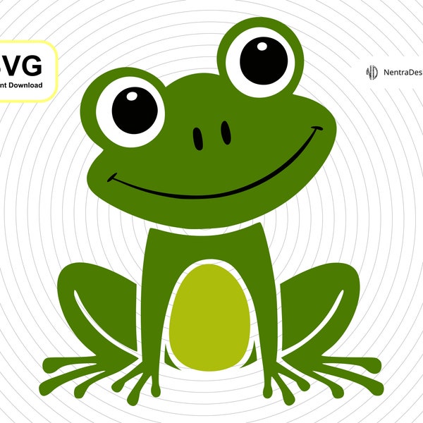 Frog svg - Etsy