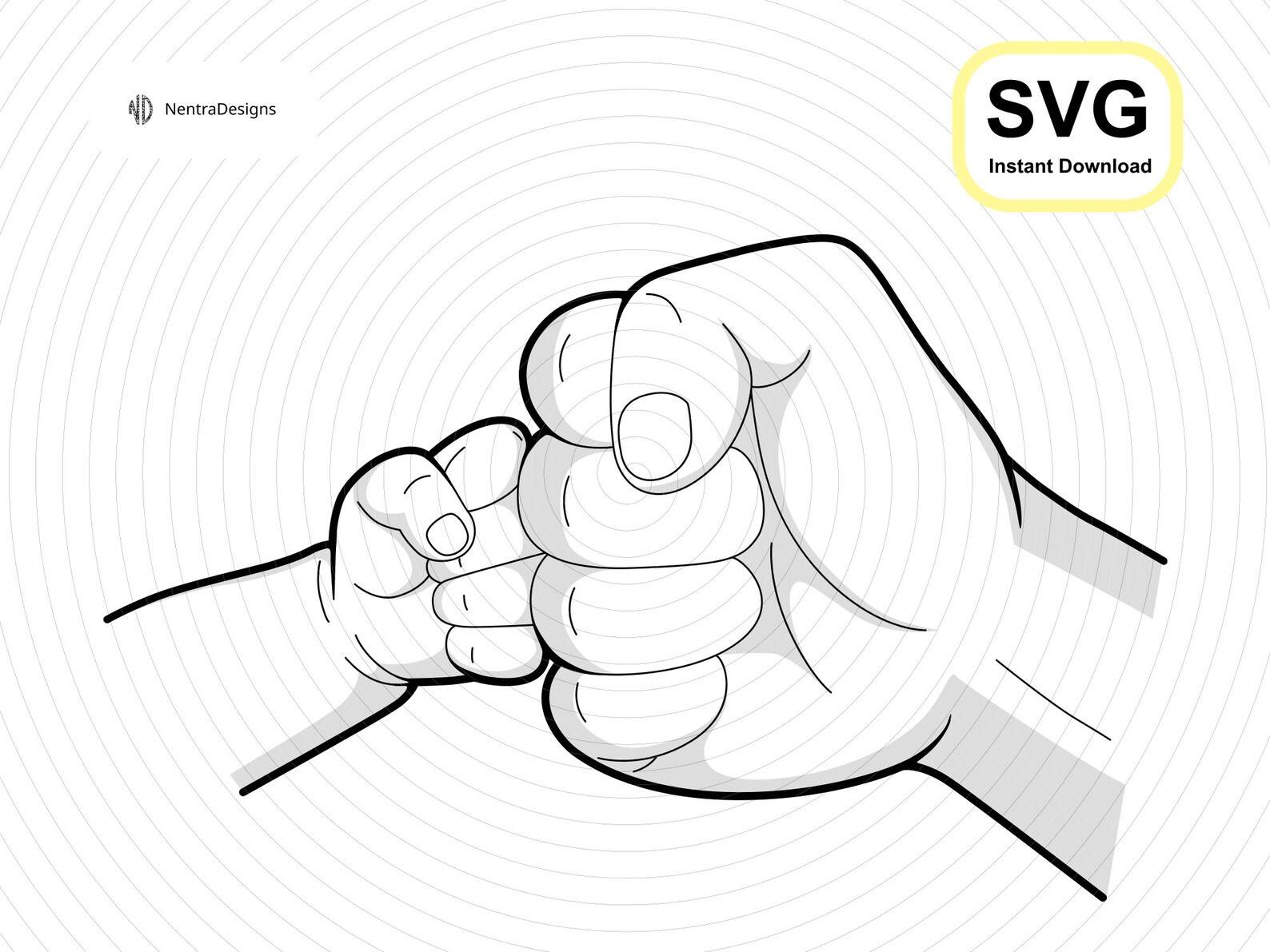 Fist Bump SVG, Best Buds Forever, Baby Father Mother, Boy or Girl, Son ...