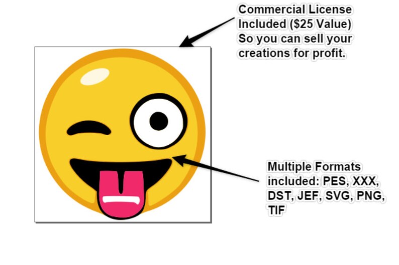 80 % de réduction vente Emoji plein point Applique fichier - Etsy France