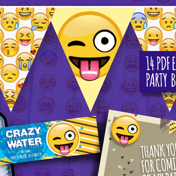 Emoticons Topper - Etsy