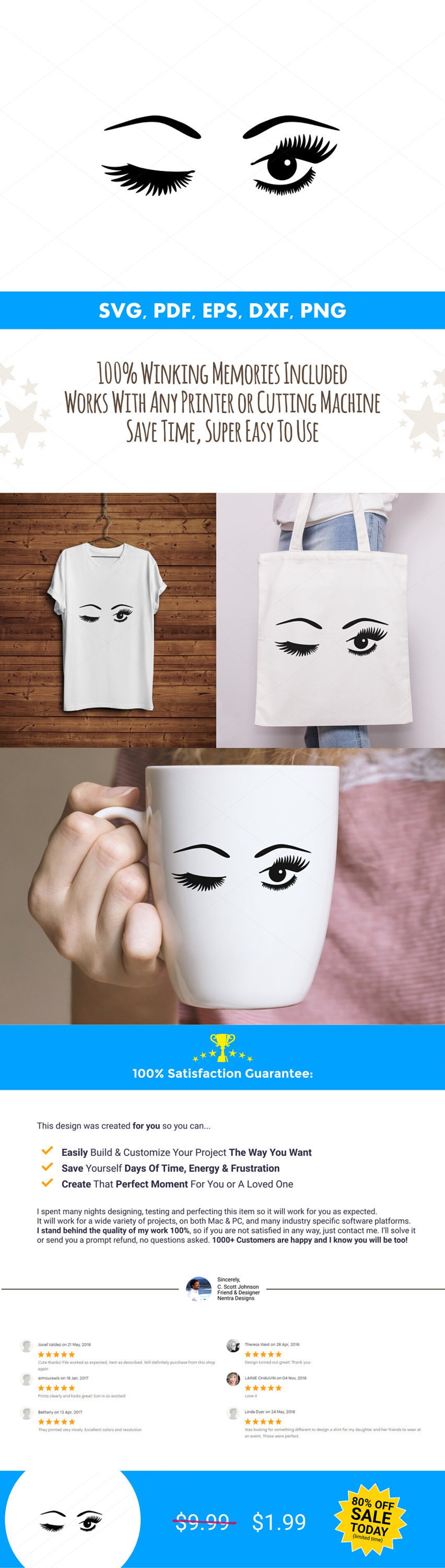 Winking Lashes SVG, Wink Eye SVG, Mascara Eyes Clipart, Eyelashes Decal ...