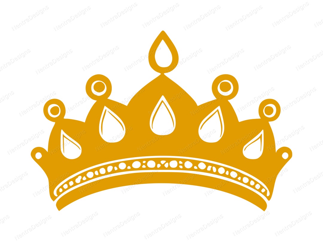 Crown Gold Empress Gems Diamonds Fairy Tale Princess Tiara SVG, Png ...