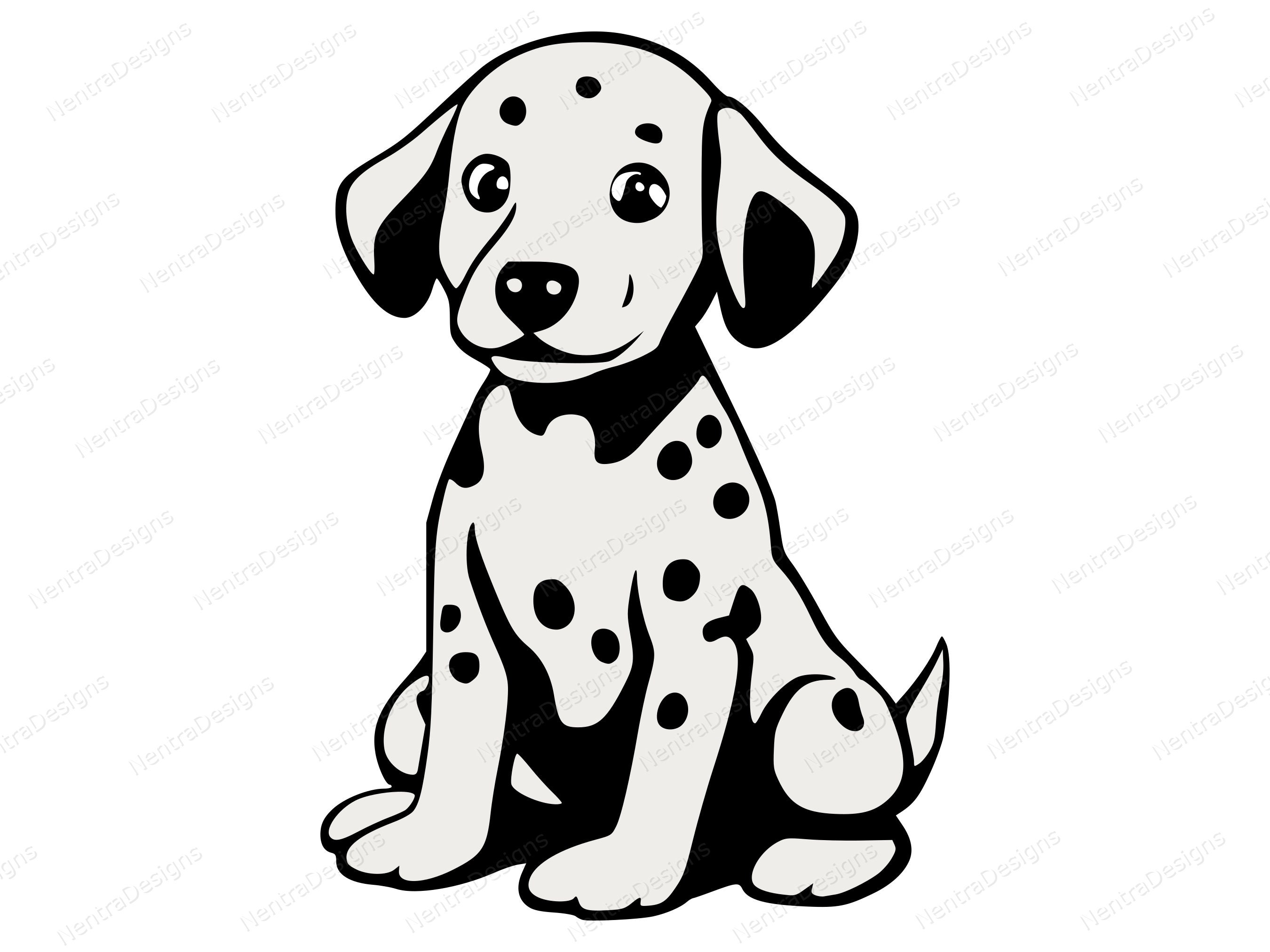 Baby Dalmatian Puppy Layered SVG, Png, Jpeg, Pdf, Dxf, Instant Download ...