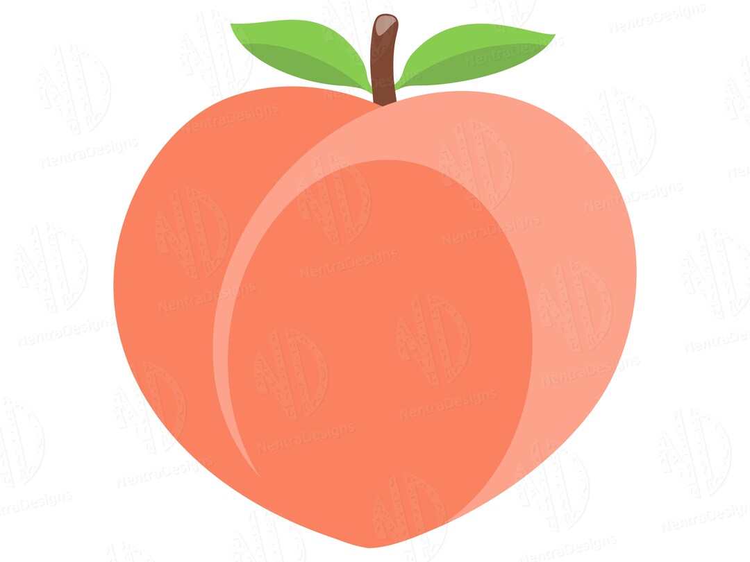 Peach SVG, Pastel Peaches PDF Cut File, Clipart PNG, Vector, Silhouette ...