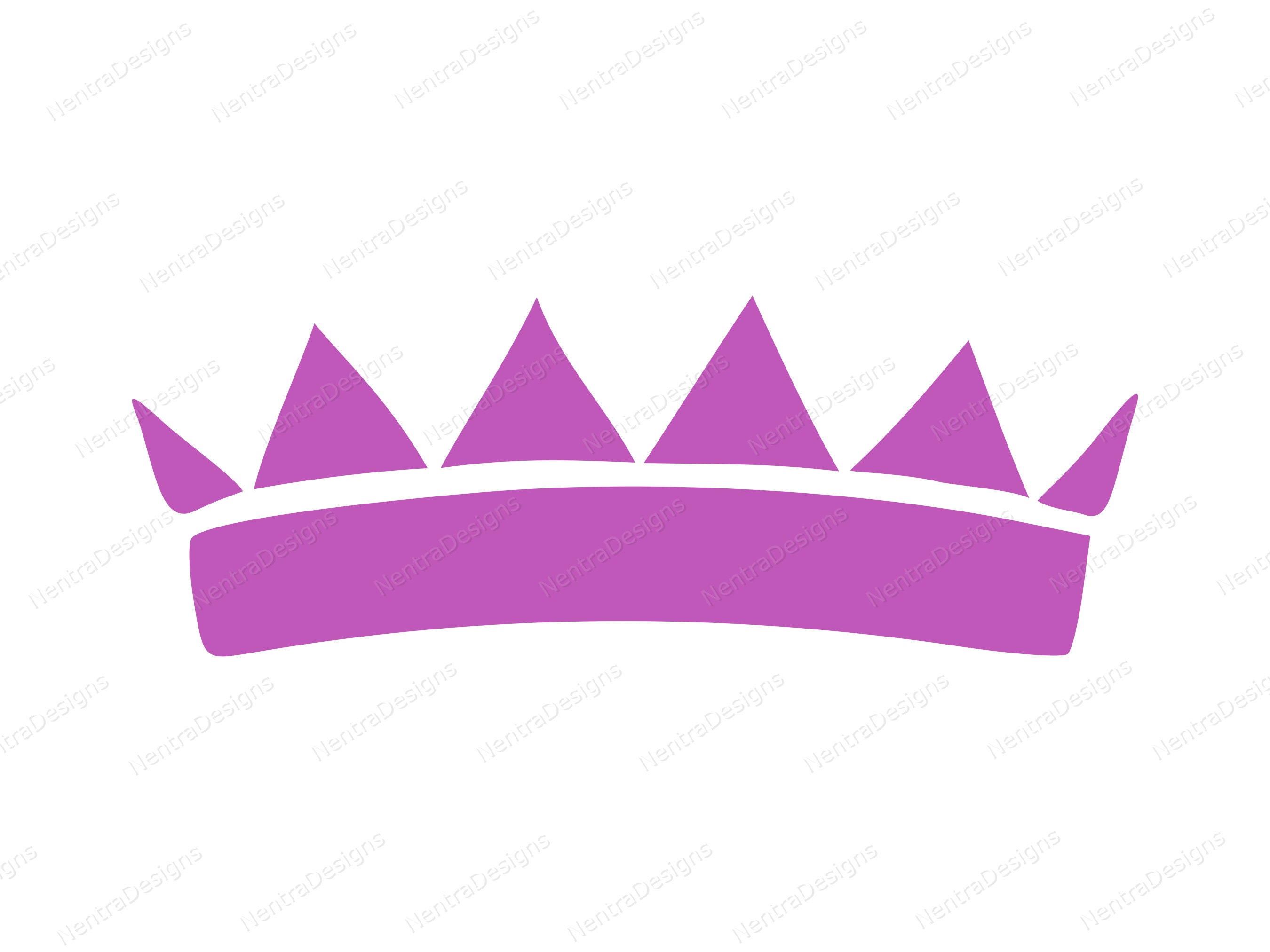 Purple Princess Tiara Clip Art