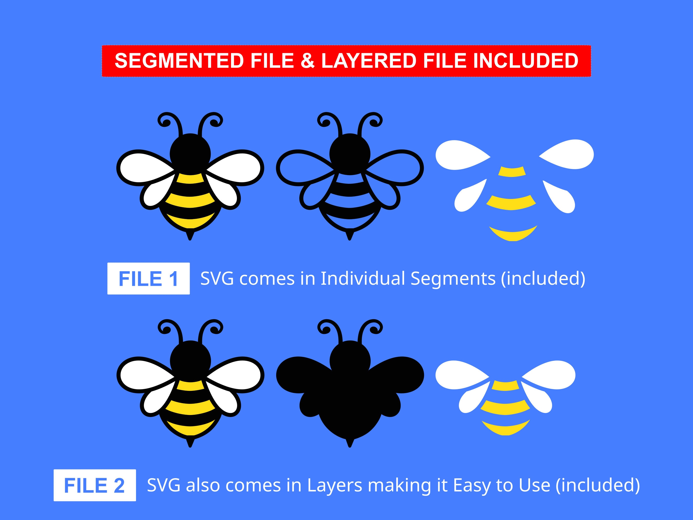 Bee Path Bundle SVG PNG File, Dotted Lines, Dashed Lines, Bumblebee Svg ...