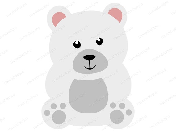Baby Polar Bear Vector