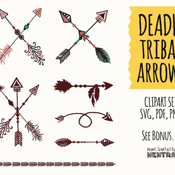 Tribal Arrow Svg - Etsy