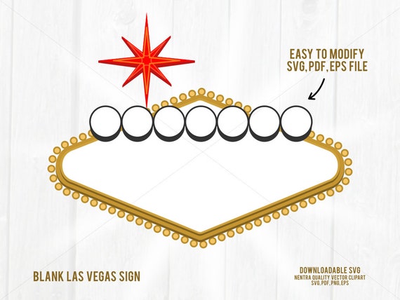 9 Blank Las Vegas Sign Template Template Guru
