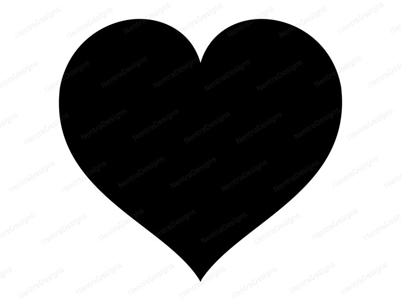 Perfect Heart Shape SVG Digital Download SVG Png Jpeg Pdf - Etsy