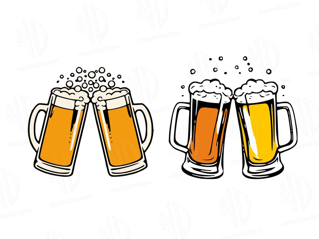 Beer Mug Bundle Svg, Png, Jpeg, Pdf, Dxf ,cheers and Beers, Drinking ...