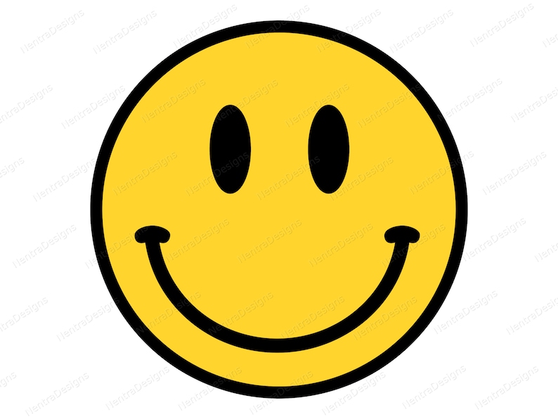Perfect Smiley Face Happy Smiling Emoji SVG, Png, Jpeg, Pdf, Dxf ...