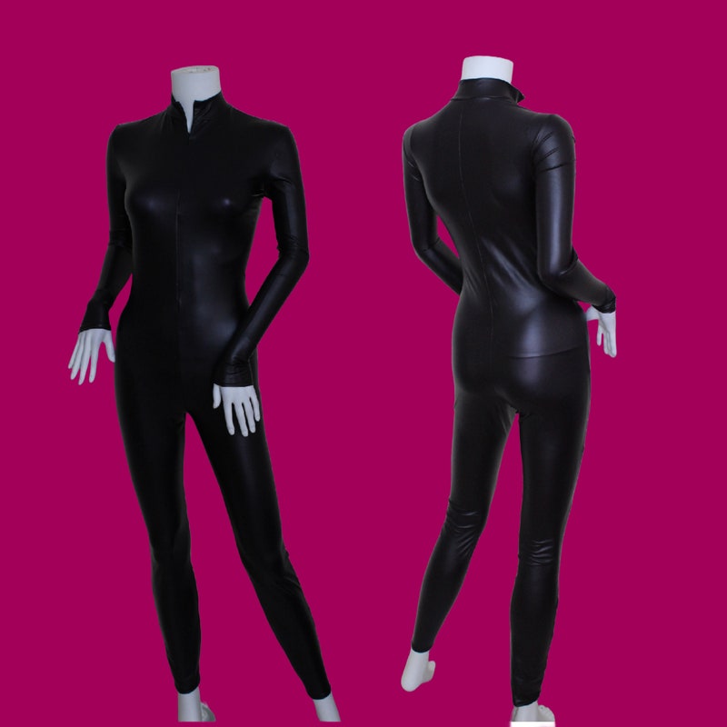Leather Catsuit Etsy